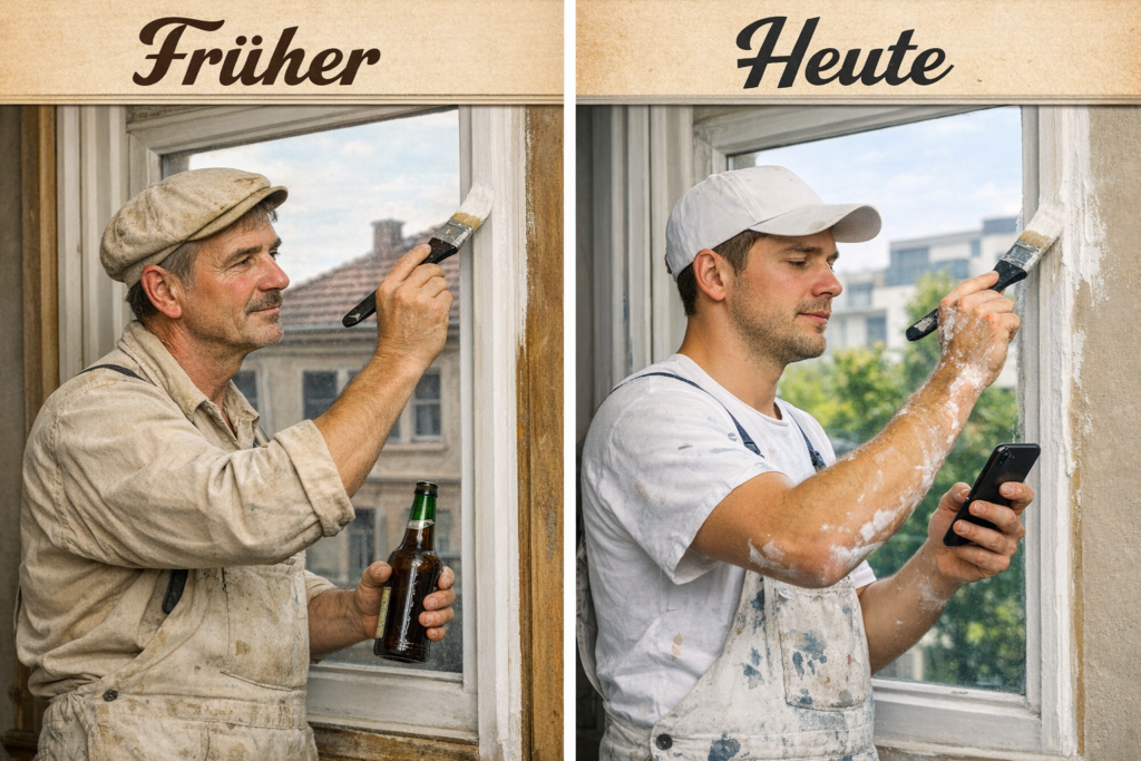 Fruher Und Heute